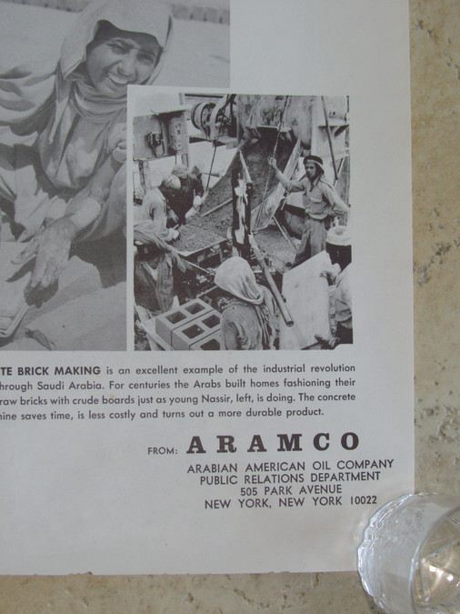 Aramco Oil Poster