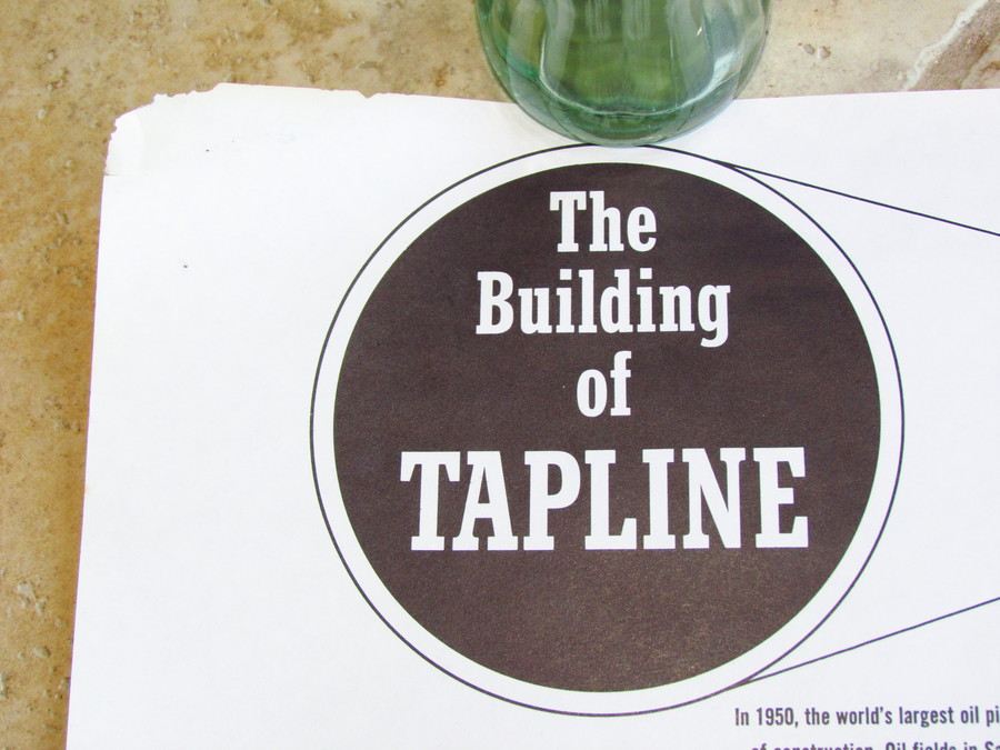 Tapline Trans-Arabian Pipe Line Company Poster