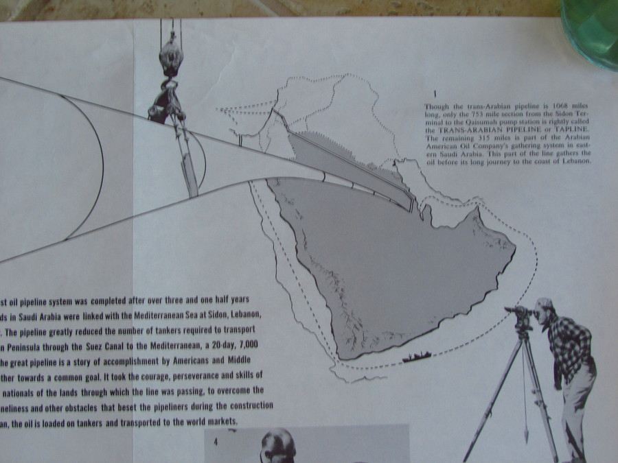 Tapline Trans-Arabian Pipe Line Company Poster