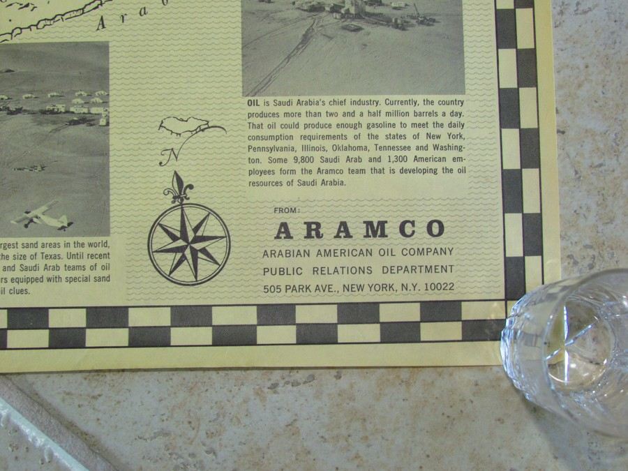 Aramco Oil Poster