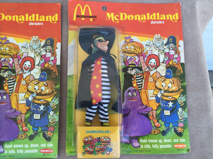 7 Complete Set Of Vintage Mcdonaldland Characters Mcdonalds New On