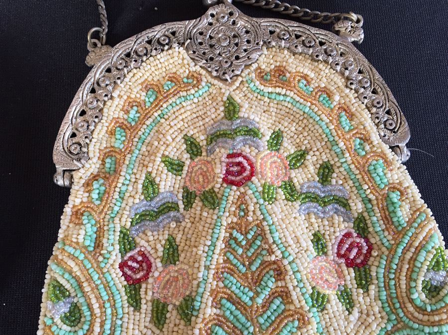 Pair Of Beaded Purses Made In India