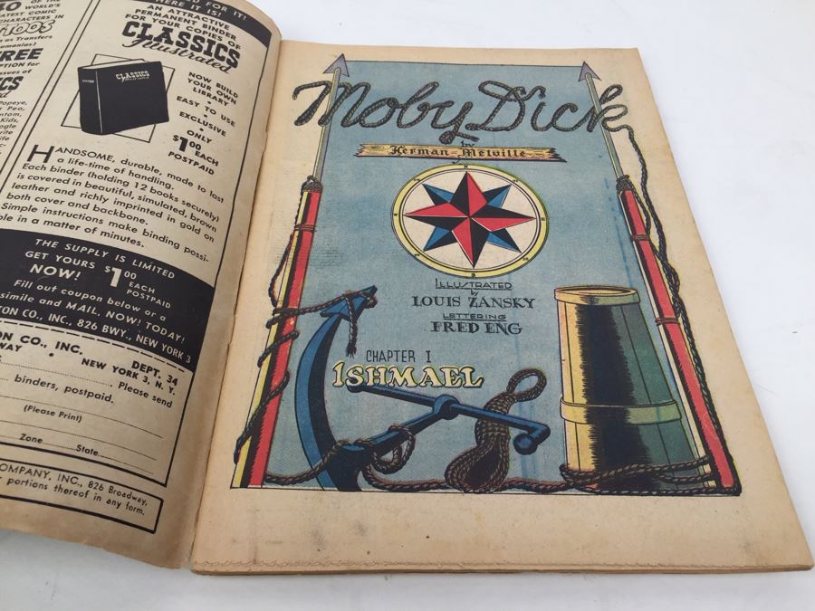 CLASSICS Illustrated Comic Book 'Moby Dick' No. 5