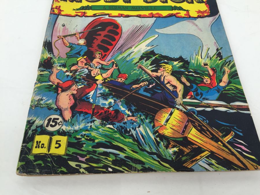 CLASSICS Illustrated Comic Book 'Moby Dick' No. 5