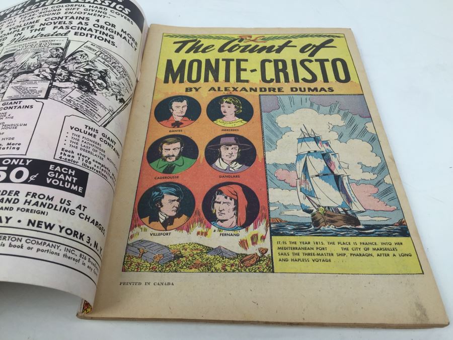 CLASSICS Illustrated Comic Book 'The Count Of Monte Cristo' No. 3