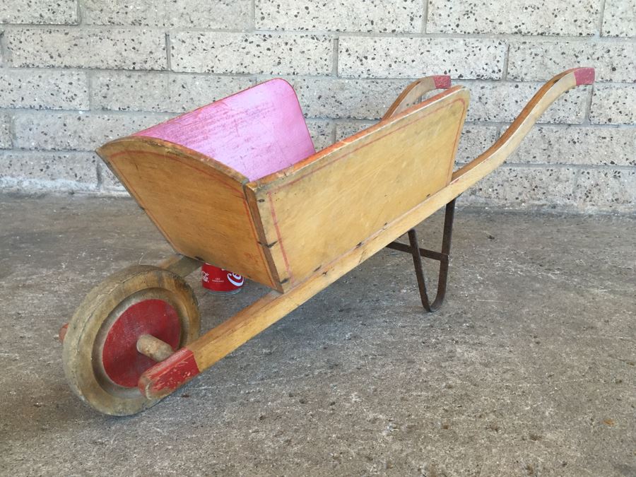 Vintage Child s Toy Wheelbarrow vintage-child-s-toy-wheelbarrow