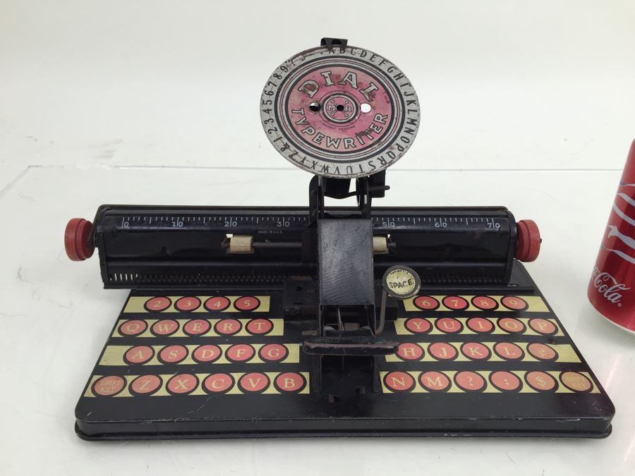 Vintage Child's DIAL TYPEWRITER