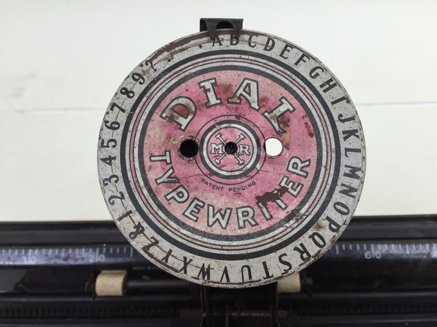 Vintage Child's DIAL TYPEWRITER