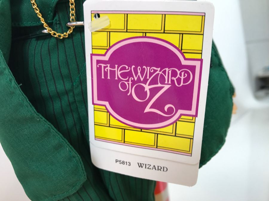 (9) Vintage The Wizard Of Oz Dolls With Tags Collection With Yellow ...