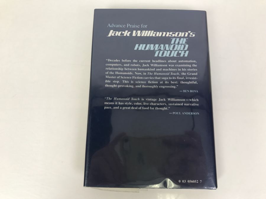 Signed 1980 Hardcover Book The Humanoid Touch By Jack Williamson