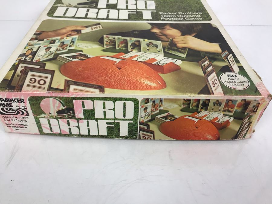 Vintage Parker Brothers Pro Draft Football Game Includes Vintage ...