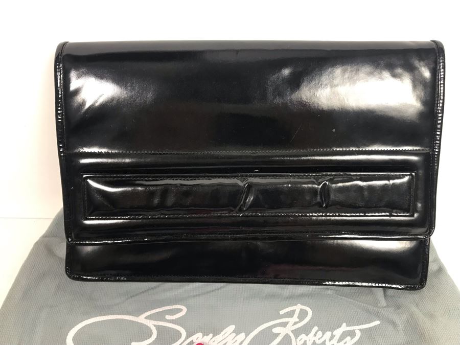 Sandra Roberts Eighties Style Clutch Handbag With Multiple Colored ...