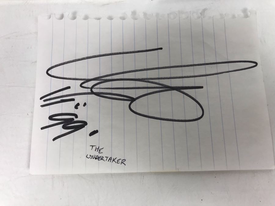 Collection Of (3) Vintage 1999 Signatures Of Lou Ferrigno, The ...