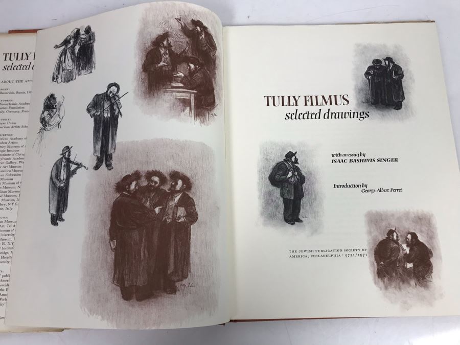 First Edition Hardcover Book Tully Filmus Selected Drawings With An ...