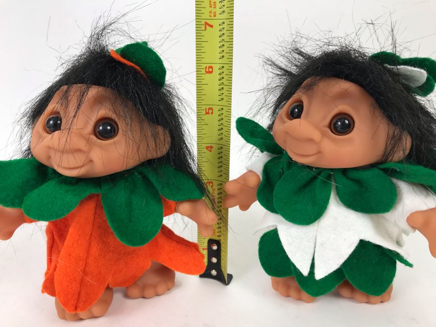 Pair Of Vintage 1984 DAM Troll Doll By Thomas Dam From Denmark Troll ...