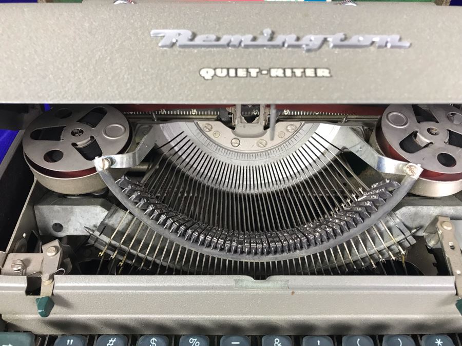 JUST ADDED - Vintage Remington Quiet-Riter Typewriter With Case And Manuals