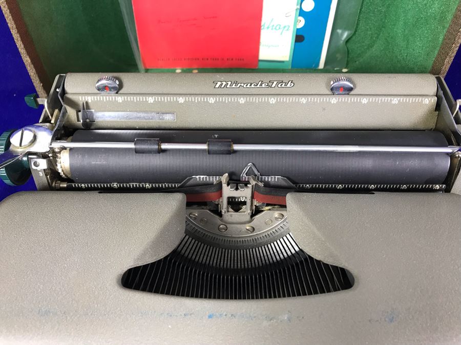 JUST ADDED - Vintage Remington Quiet-Riter Typewriter With Case And Manuals