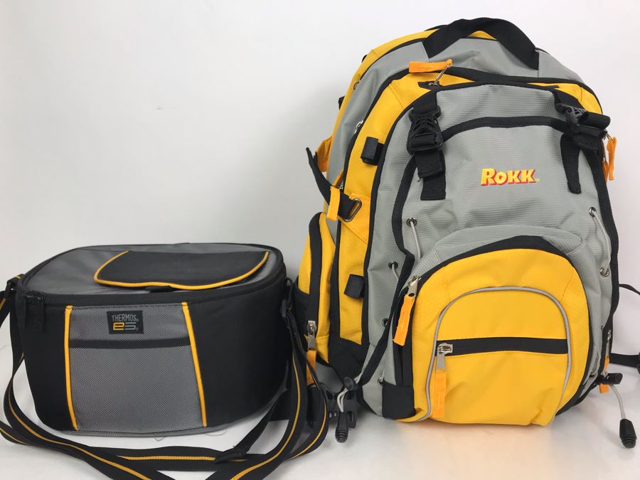 JUST ADDED - Rokk Backpack And Soft Thermos E5 With Strap
