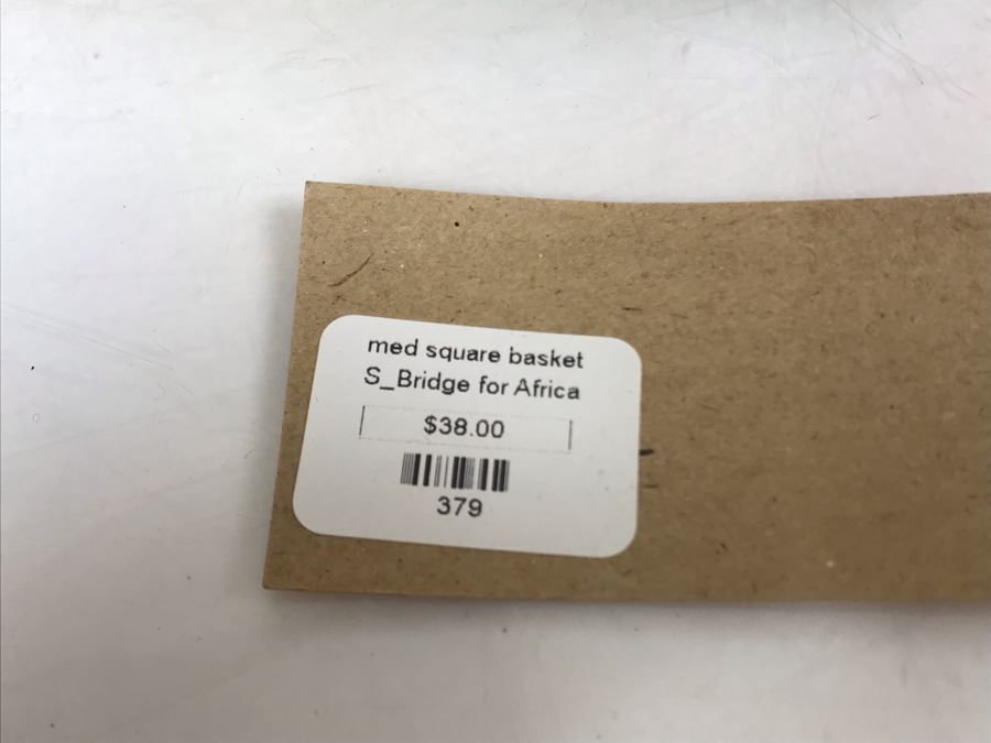 JUST ADDED - Pair Of Alaffia Handwoven African Grass Basket And Zulu ...