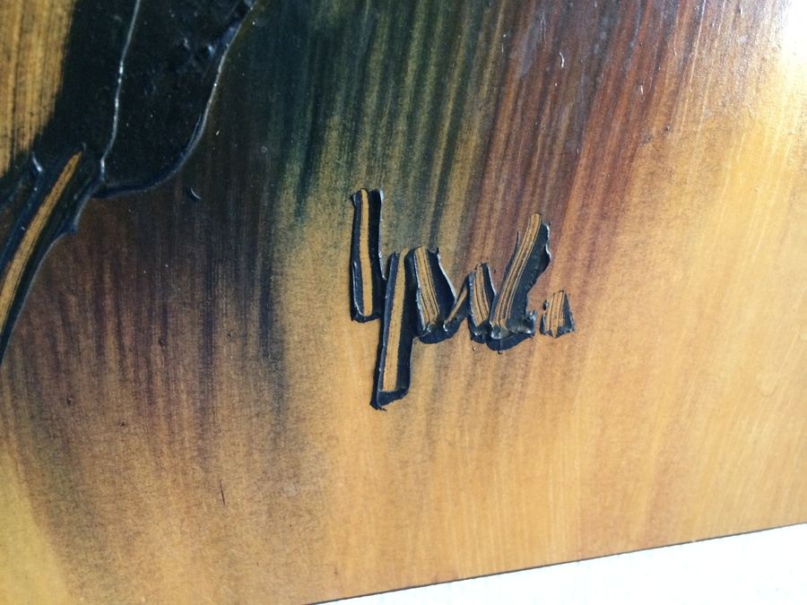 Original Floral Oil Painting (German?) - Artist Signature Illegible