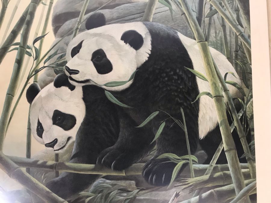 john-a-ruthven-1924-2020-hand-signed-limited-edition-giant-pandas