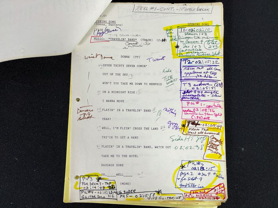 1979 Final Draft TV Script To 'The Donna Fargo Show' Show #0122 With ...
