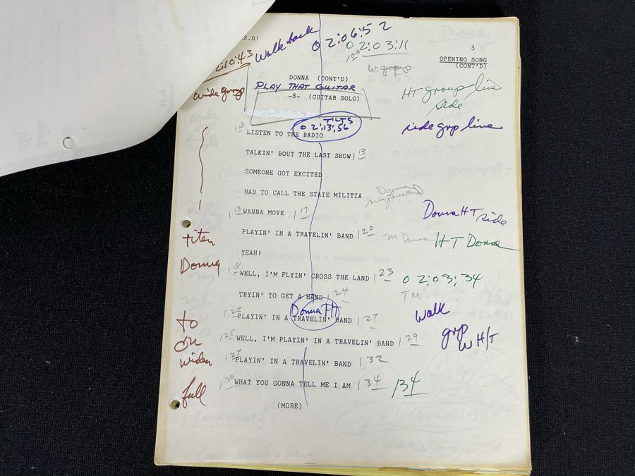 1979 Final Draft TV Script To 'The Donna Fargo Show' Show #0122 With ...