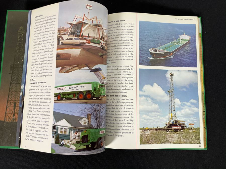 Vintage 1966 Hardcover Book Sinclair Oil Corporation: A Great Name In ...