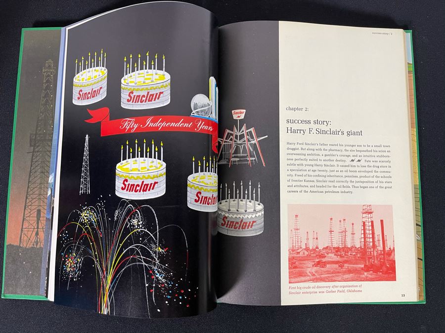 Vintage 1966 Hardcover Book Sinclair Oil Corporation: A Great Name In ...