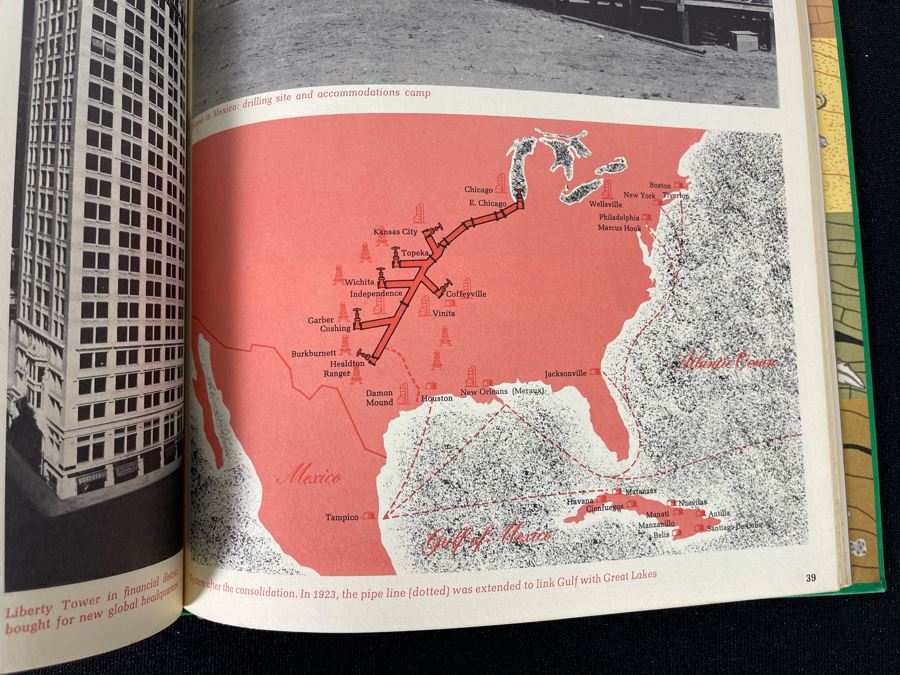 Vintage 1966 Hardcover Book Sinclair Oil Corporation: A Great Name In ...