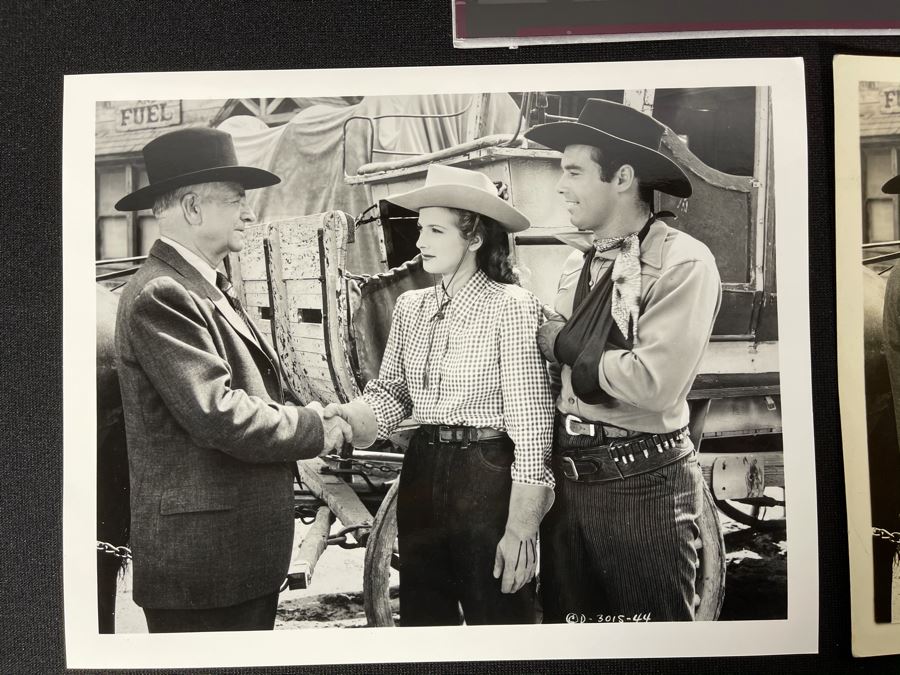 Actress Carole Mathews Old Hollywood B&W Photographs From Western Movie ...