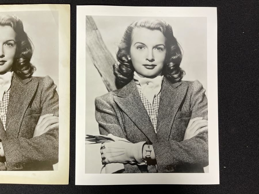 Actress Carole Mathews Old Hollywood B&W Photographs From Paramount ...