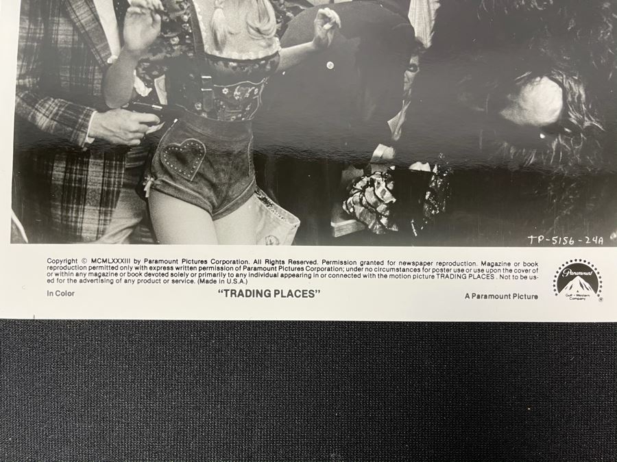 Signed By Actor Paul Gleason As Clarence Beeks In 'Trading Places' B&W ...