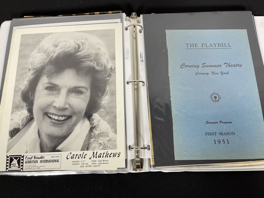 Actress Carole Mathews Old Hollywood Personal Filmography Scrapbook ...