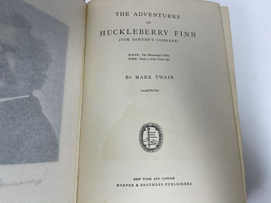 JUST ADDED - Antique 1896 Book The Adventures Of Huckleberry Finn (Tom ...