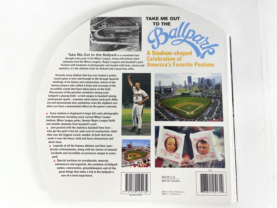Take Me Out To The Ballpark Book - Illustrated Tour Of Baseball Parks ...