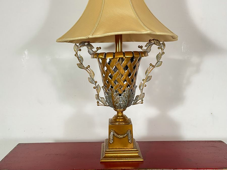 Frederick Cooper Copper Table Lamp 33H
