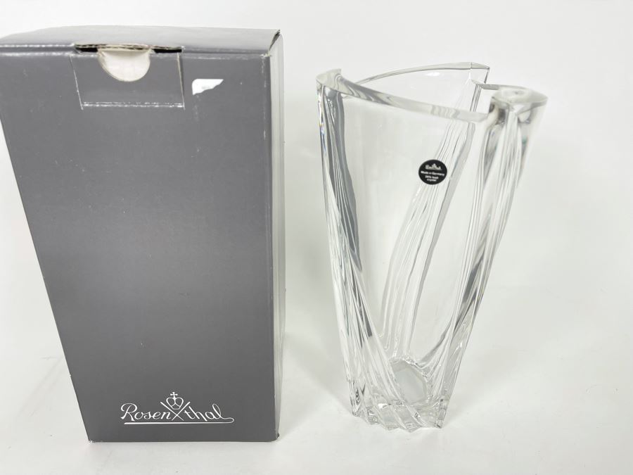 JUST ADDED - New Rosenthal Crystal 10' Vase Exaltation Made In Germany
