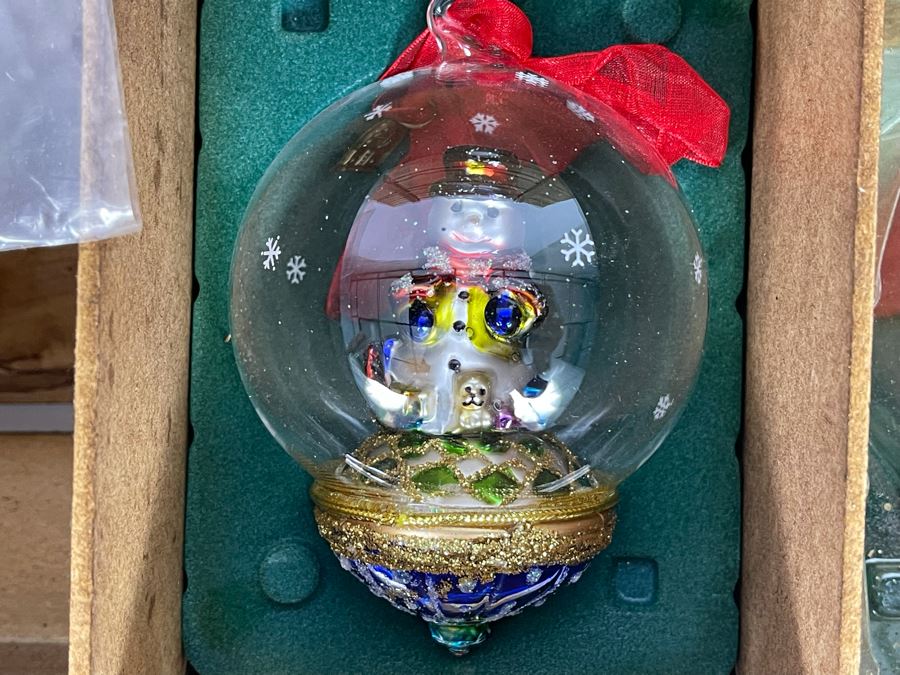 JUST ADDED - Thomas Pacconi Classics Glass Christmas Ornaments