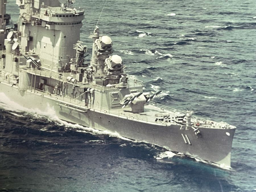 Original Photograph Of USS Chicago CG-11 Official US Navy Photo ...