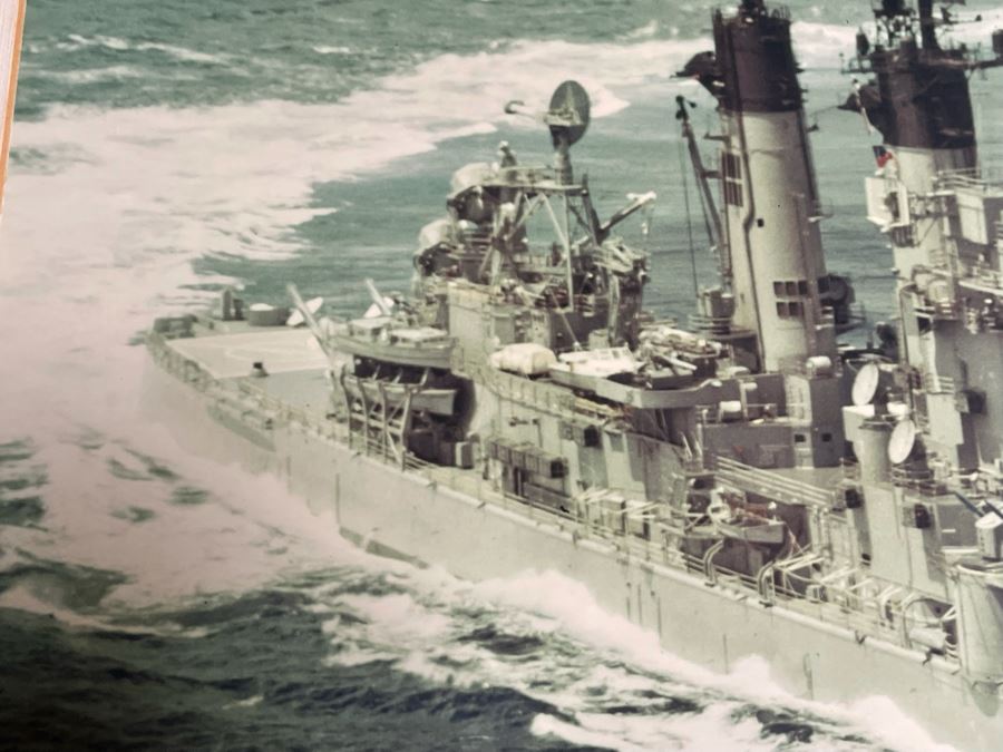 Original Photograph Of USS Chicago CG-11 Official US Navy Photo ...