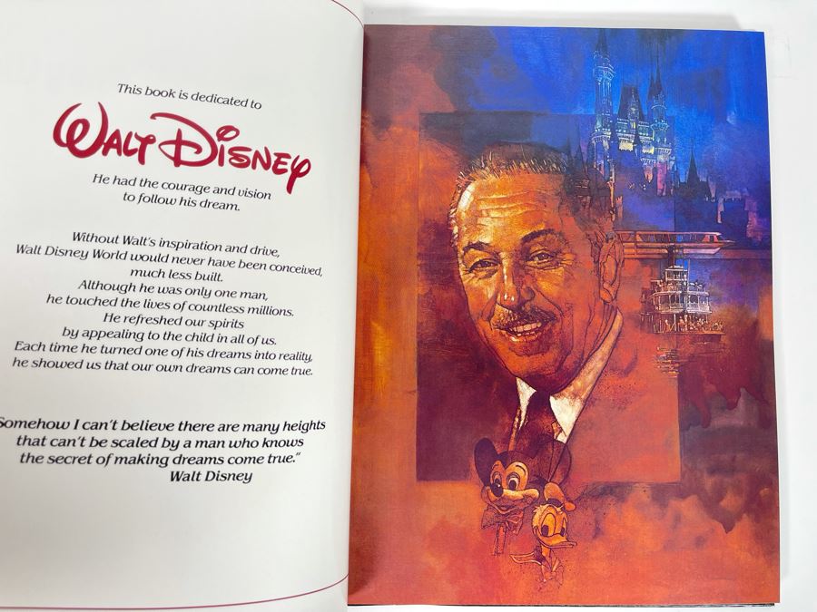 1986 Hardcover Book Walt Disney World