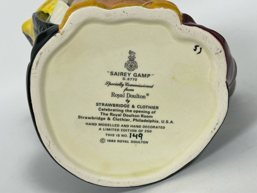 Royal Doulton Sairey Gamp Specially Commissioned By Strawbridge ...