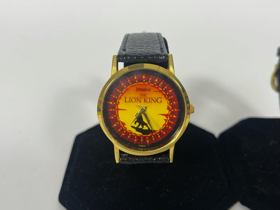 Limited Edition Disney Rocketeer Watch And Disneyland The Lion King Watch
