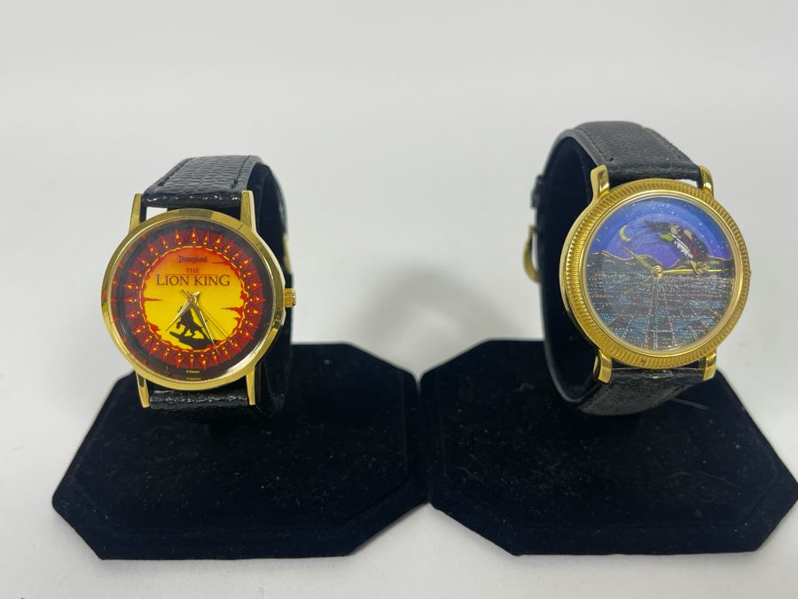 Limited Edition Disney Rocketeer Watch And Disneyland The Lion King Watch