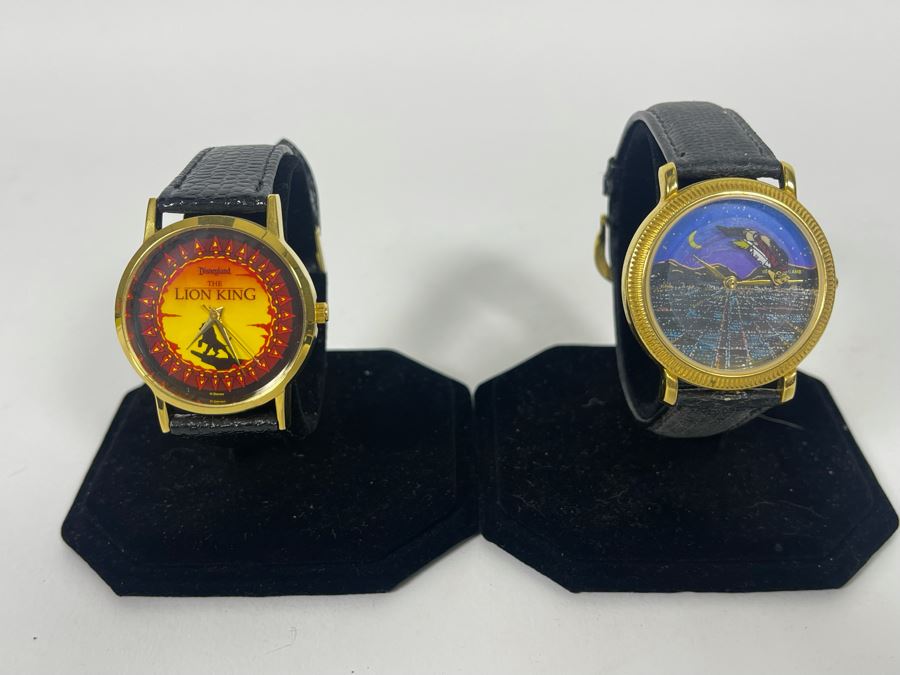Limited Edition Disney Rocketeer Watch And Disneyland The Lion King Watch