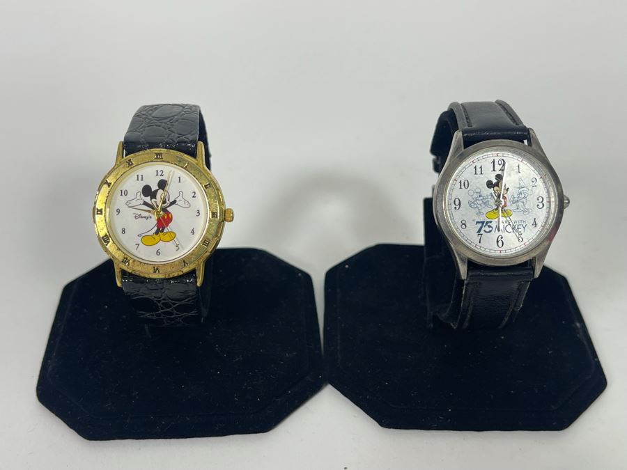 Pair Of Disney Mickey Mouse Watches