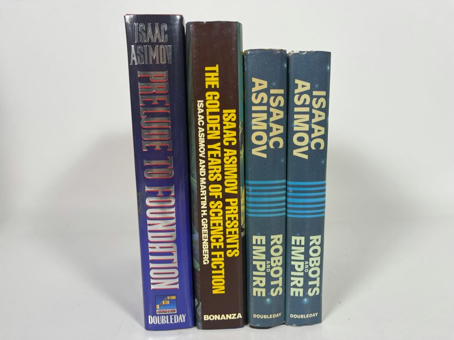 Isaac Asimov Hardcover Books Including Two First Edition Isaac Asimov Books Robots And Empire