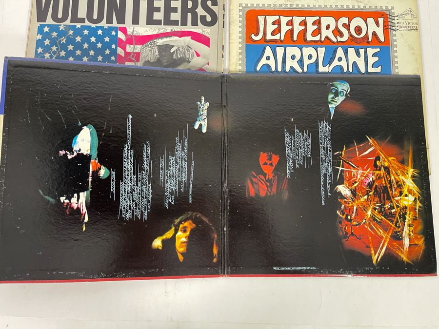 (3) Jefferson Airplane Vinyl Records