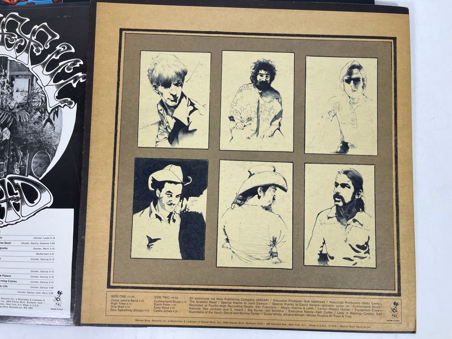 (4) Grateful Dead Vinyl Records